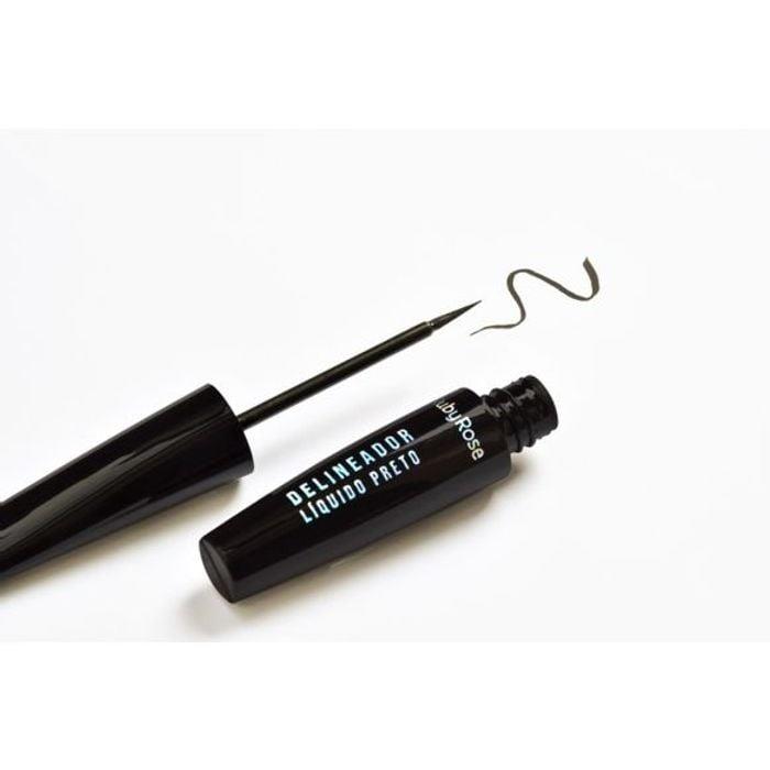 Delineador Liquido Preto Ruby Rose 5ml : MAQUIAGEM - Olhos - Delineador ...