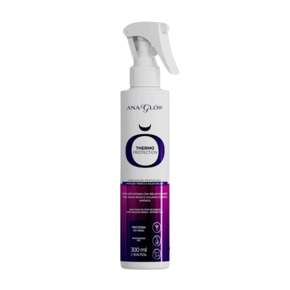 Protetor Térmico - Ana glow 240ml : CABELO : Ellas cosméticos