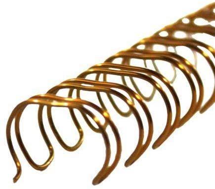 GARRA DUPLO ANEL 7/8 23A BRONZE : CARTONAGEM - WIRE-O : Papelarte Store