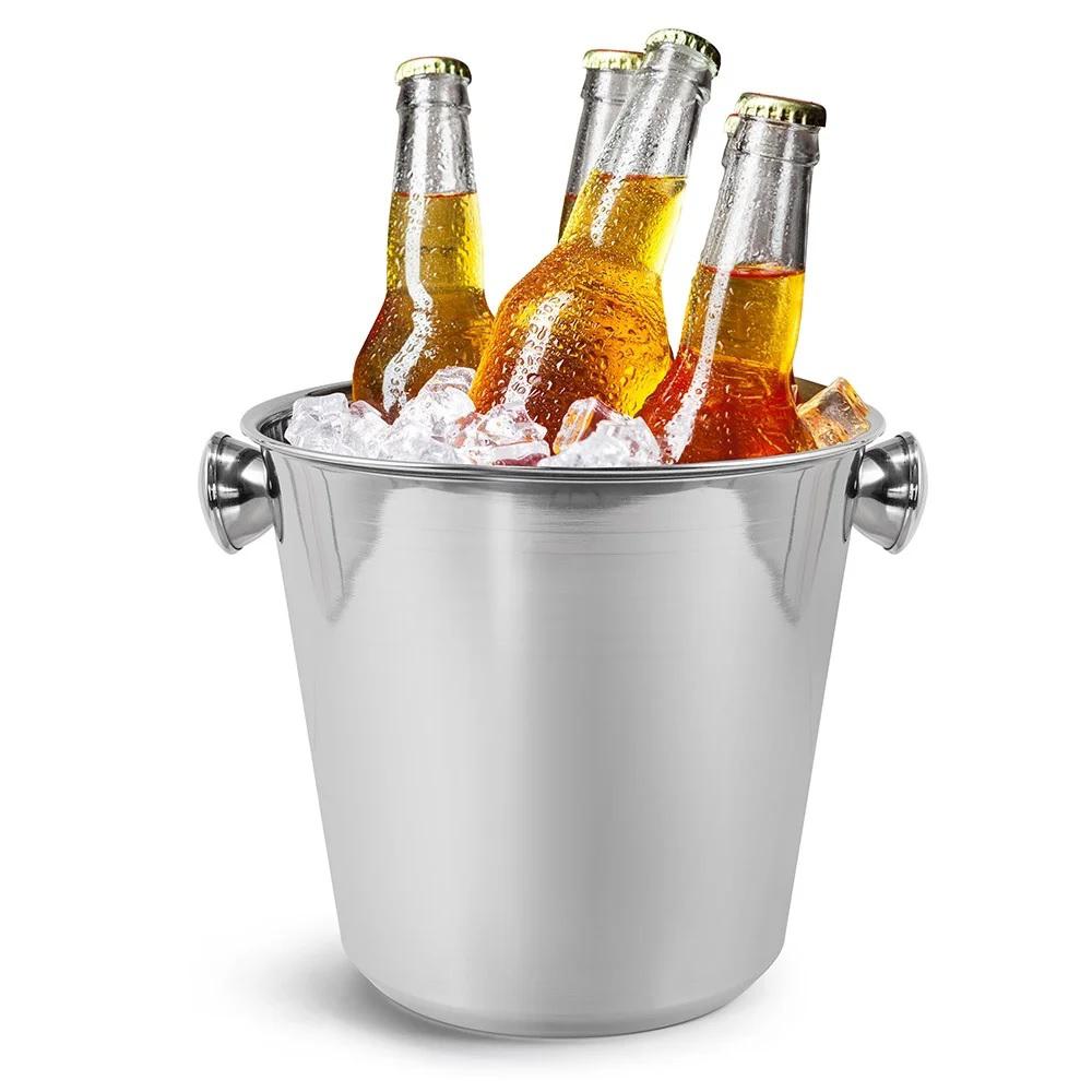 Balde De Gelo Neck Aço Inox 6L 25x20cm Gourmet GX0249 - Mix