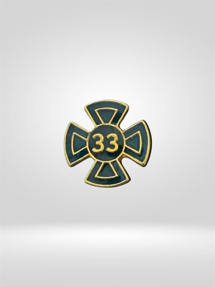 PIN CRUZ DE MALTA AZUL : Pins - Maçom : Esas Alfaias