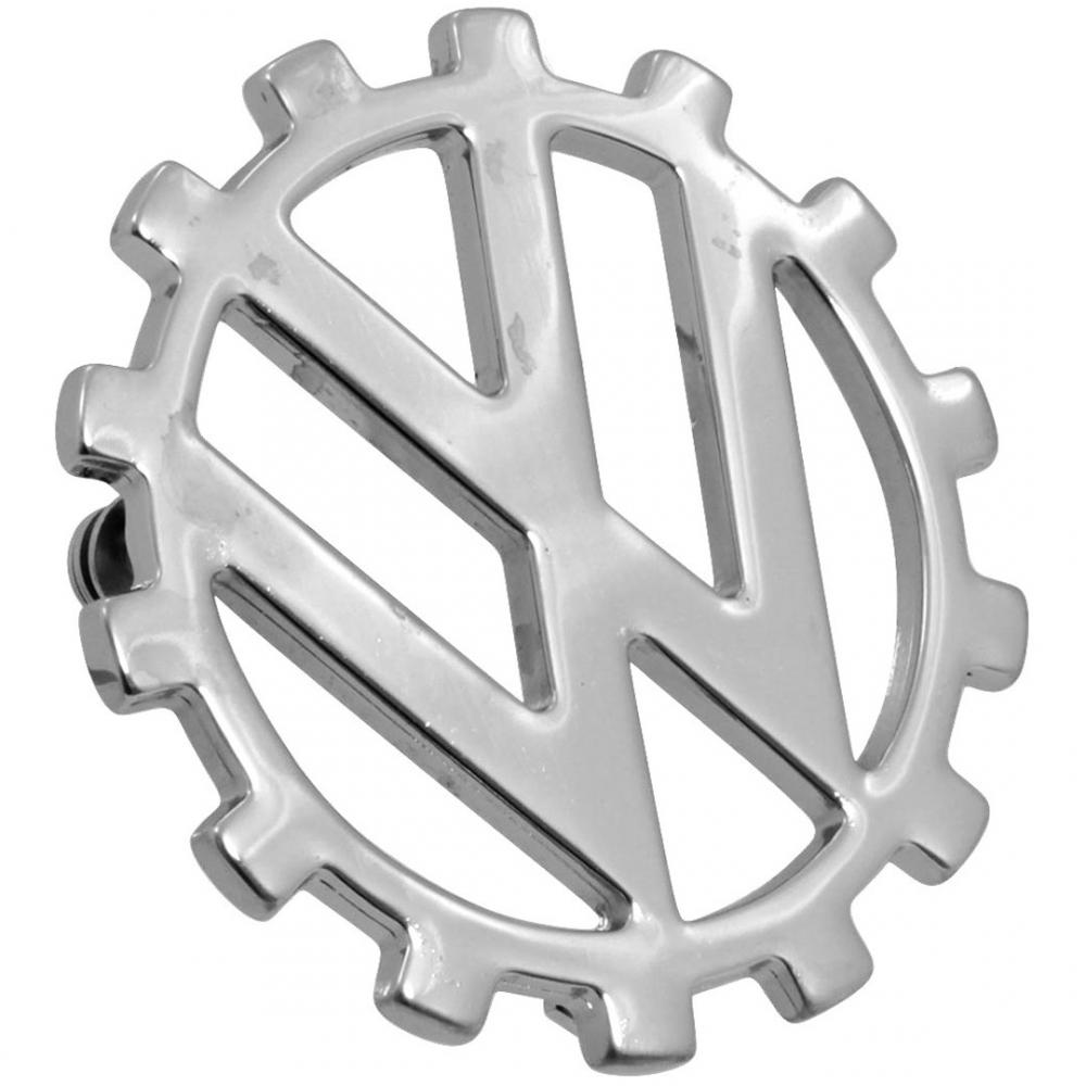 Emblema KDF Cromado Brasão KdF-Wagen Dianteiro VW Fusca 1938 à 1949 ...