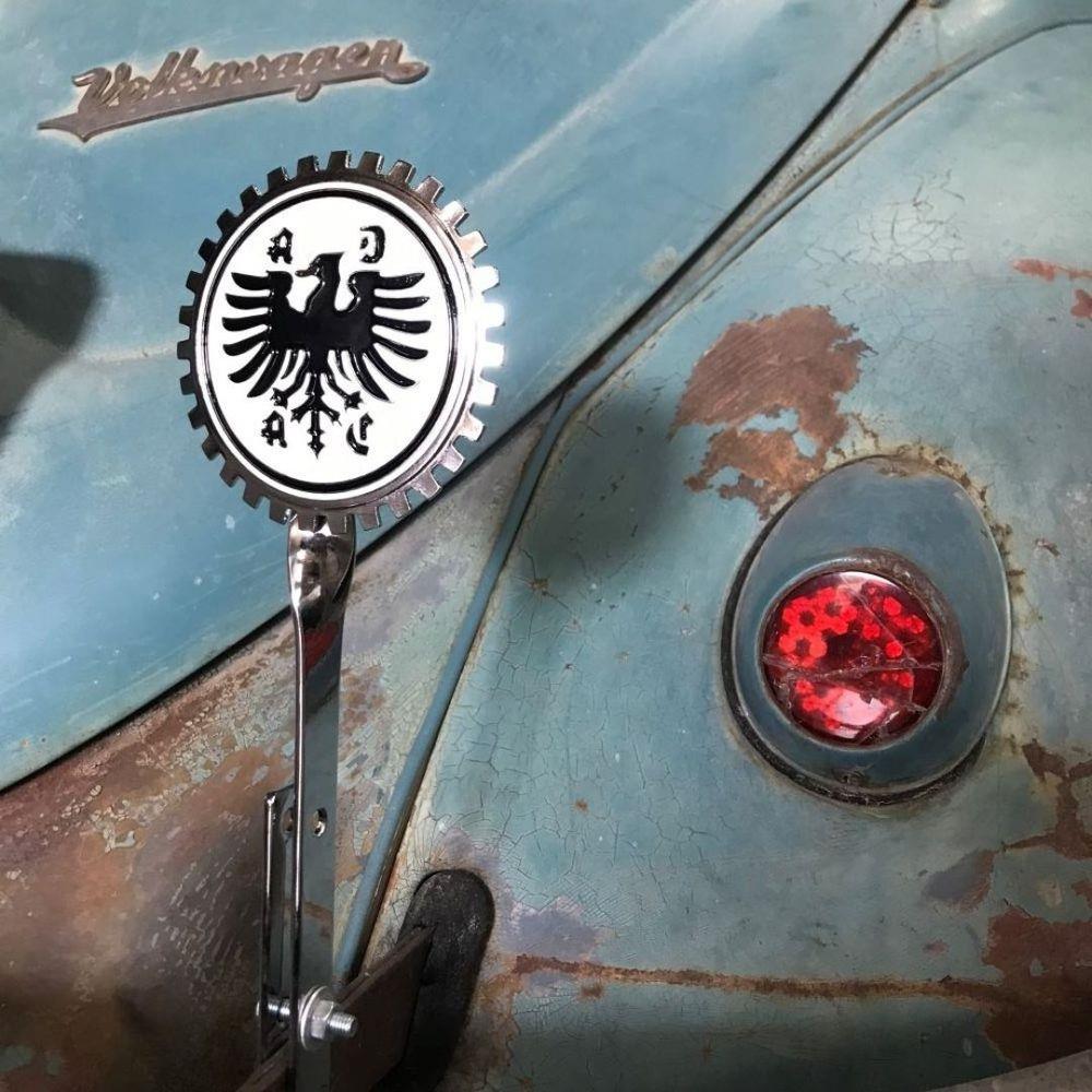 Emblema Escudo Brasão ADAC German Auto Club Com Suporte De Parachoque ...