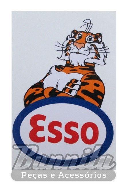 Adesivo modelo - Tigre mascote da Esso