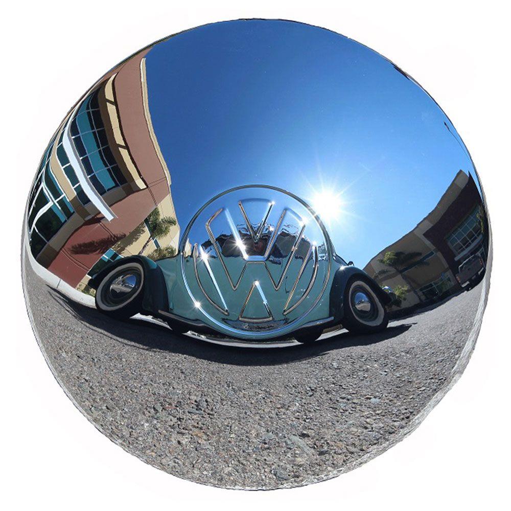 Calota Cromada VW Fusca até 1970 Kombi até 1975 Karmann Ghia Modelo ...