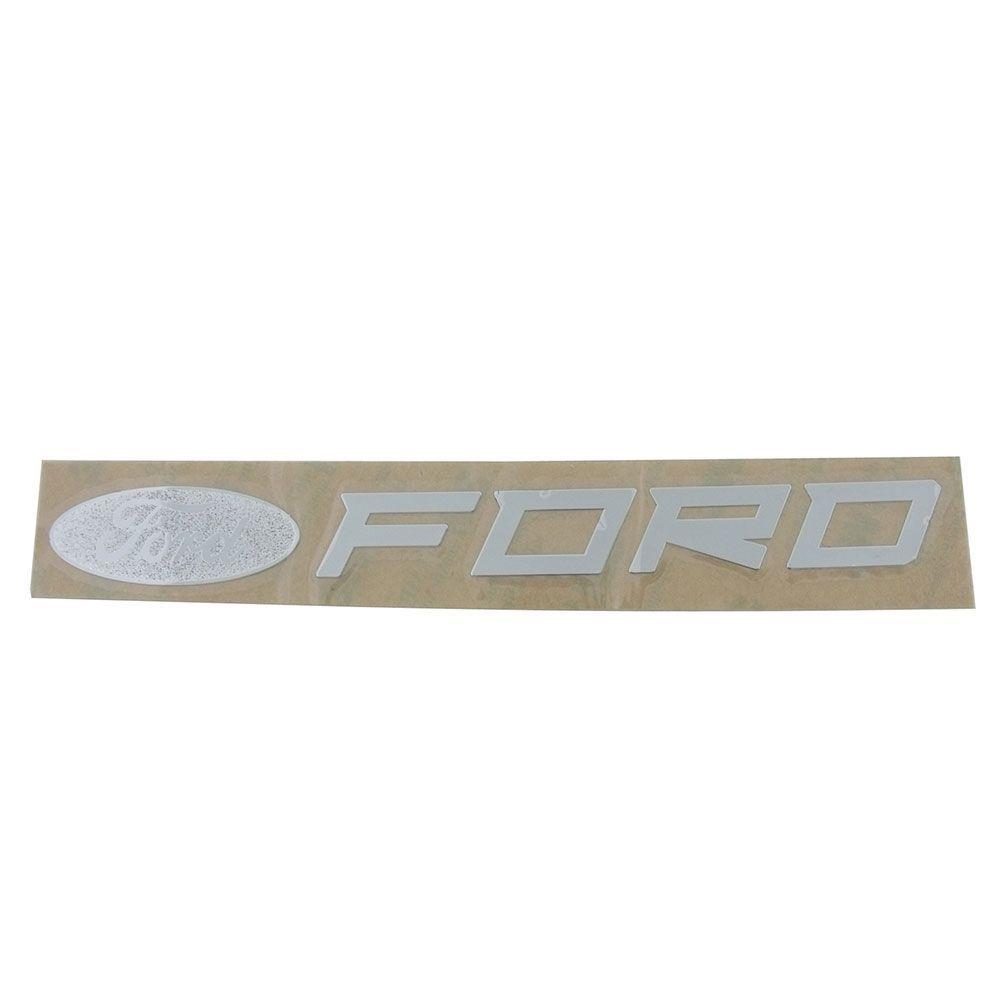 Adesivo externo para vidro modelo Logo Ford + letras FORD