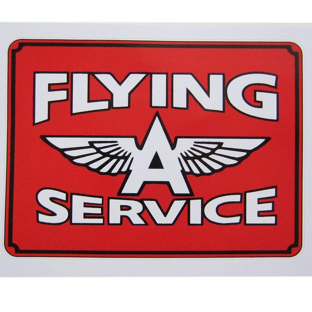 Adesivo modelo Flying A Service