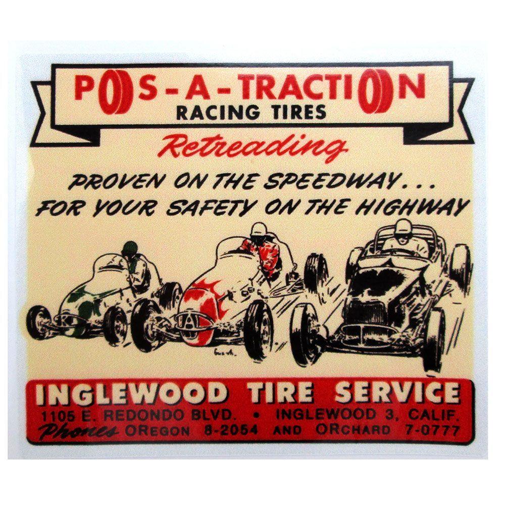 Adesivo modelo - Pos - A - Traction Racing Tires