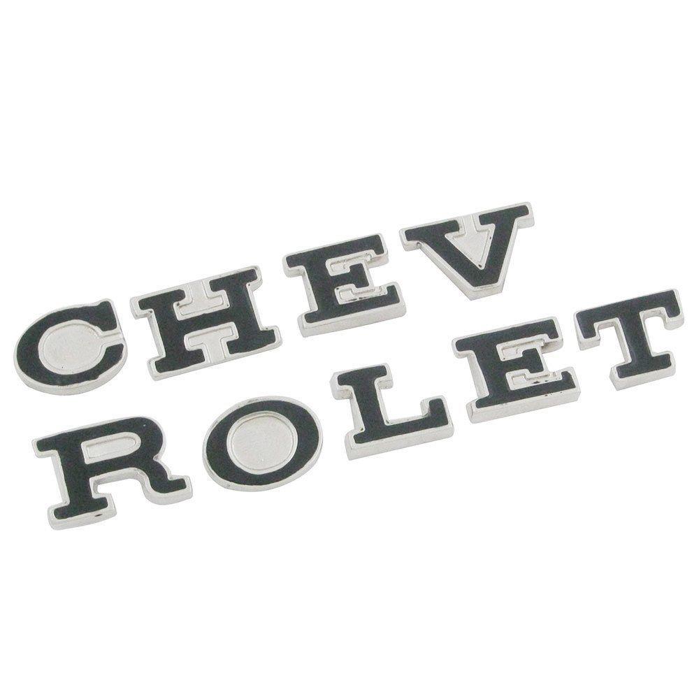 Emblema letras Chevrolet para GM Opala Comodoro