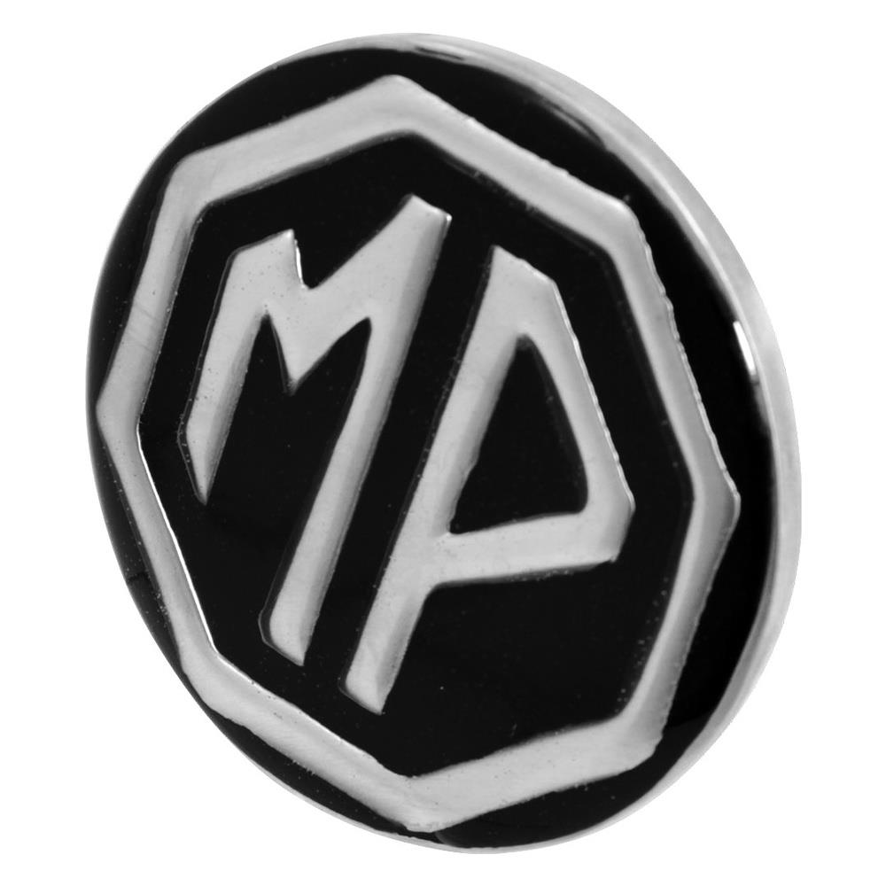 Emblema Calotinha Cromada Cor Preta Miolo Centro Roda MP Lafer ...