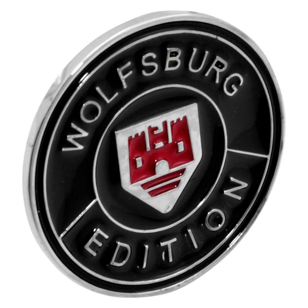 Emblema Cromado Plaqueta Brasão Castelo WolfsBurg Edition VW Fusca ...