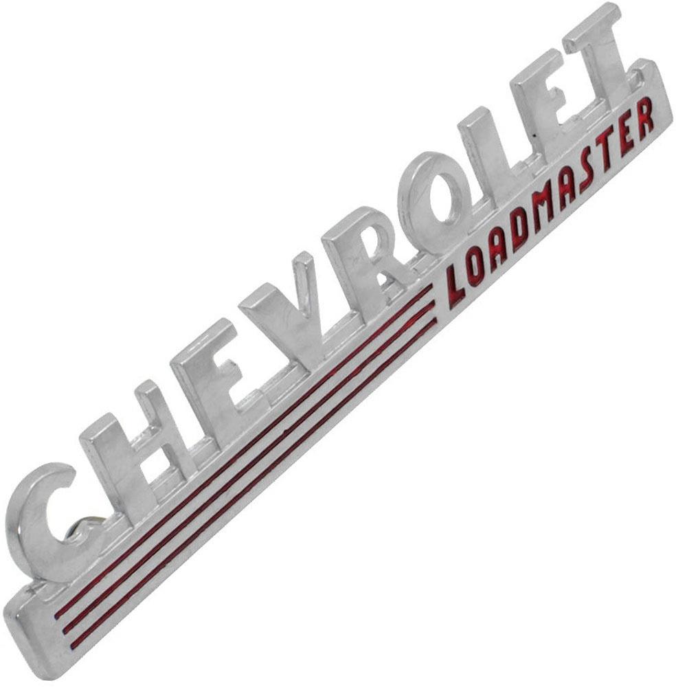 Emblema Metal Cromado Caminhão GM Chevrolet Loadmaster 1947 À 1948 ...
