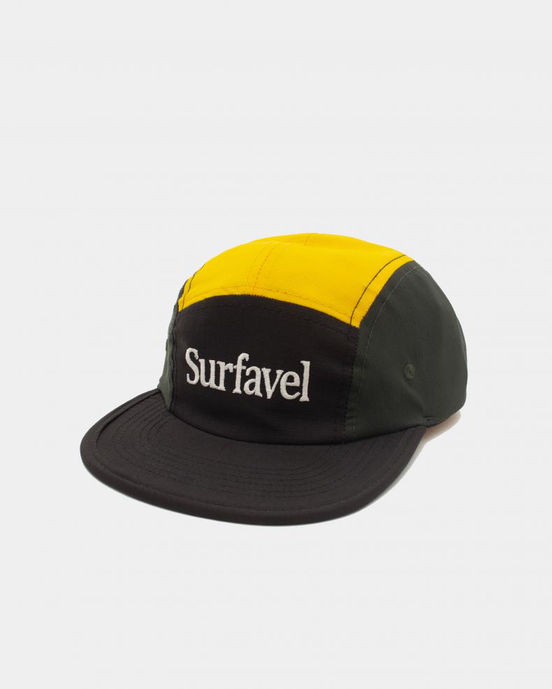 Boné Surfavel Five Panel Letters Tricolor (Verde/Preto/Amarelo) : Bonés ...