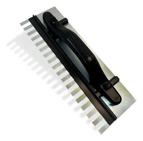 DESEMPENADEIRA DE AÇO DENTADA 11,5X43CM COM REGULAGEM ALPHA ...