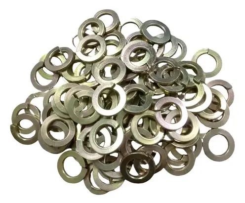 KIT 500 ARRUELA PRESSÃO BICROMATIZADO M10 DIN 127B BELENUS : Parafusos ...