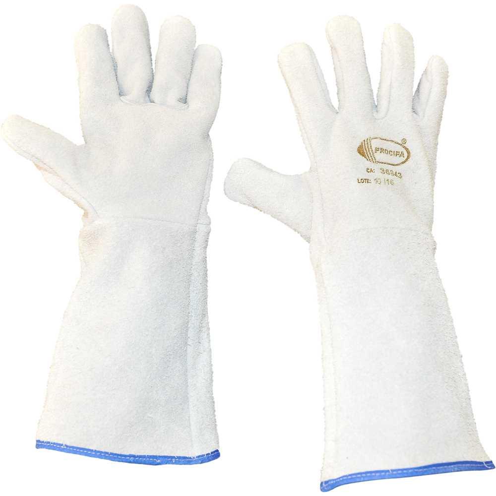 LUVA RASPA COM FORRO 20 CM PROCIPA C.A36843 : EPI - Luvas - Raspa e ...