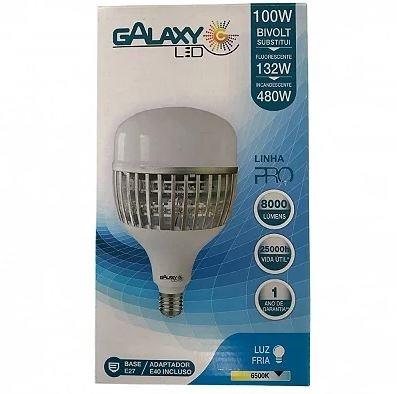 LÂMPADA LED BULBO 100W BIVOLT BRANCA FRIA GALAXY : Elétrica ...