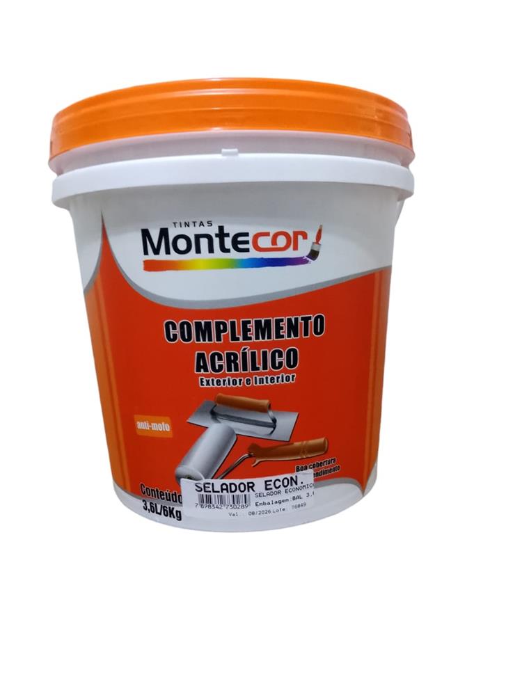 SELADORA ACRÍLICO ECONOMICA 3,6 LITROS MONTECOR : Pintura - Seladoras ...