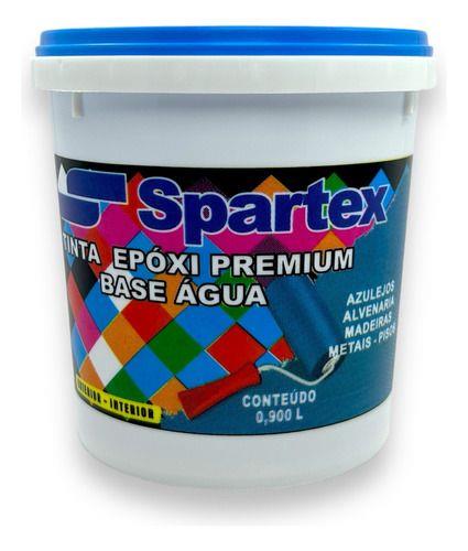 TINTA EPÓXI BASE ÁGUA PREMIUM 900ML PRETO SPARTEX : Pintura - Tinta ...