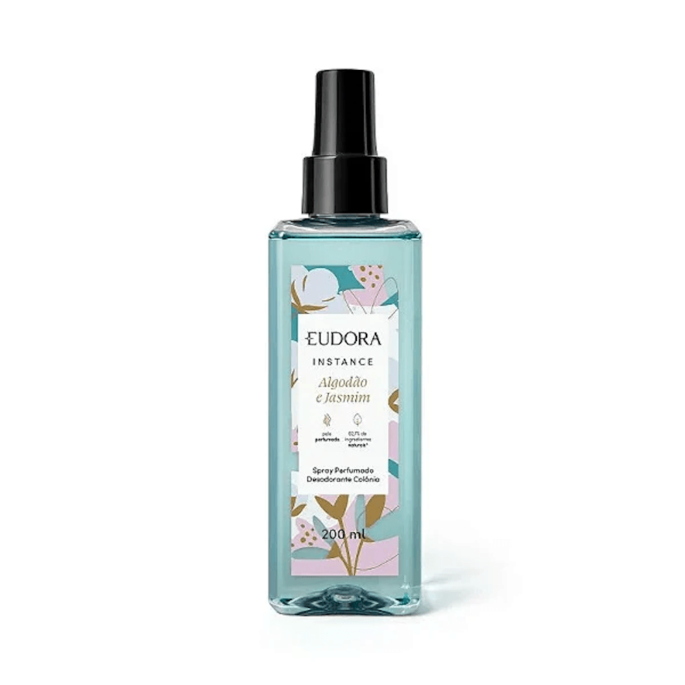 EUDORA INSTANCE BODY SPLASH ALGODÃO E JASMIM 200ML : Perfumes - Corpo e ...