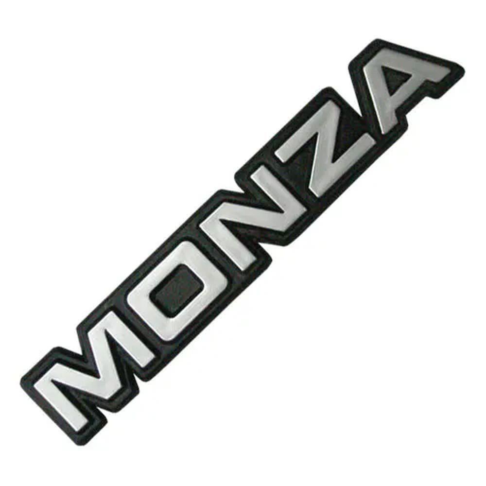 Emblema Adesivo Monza Chevrolet Cinza