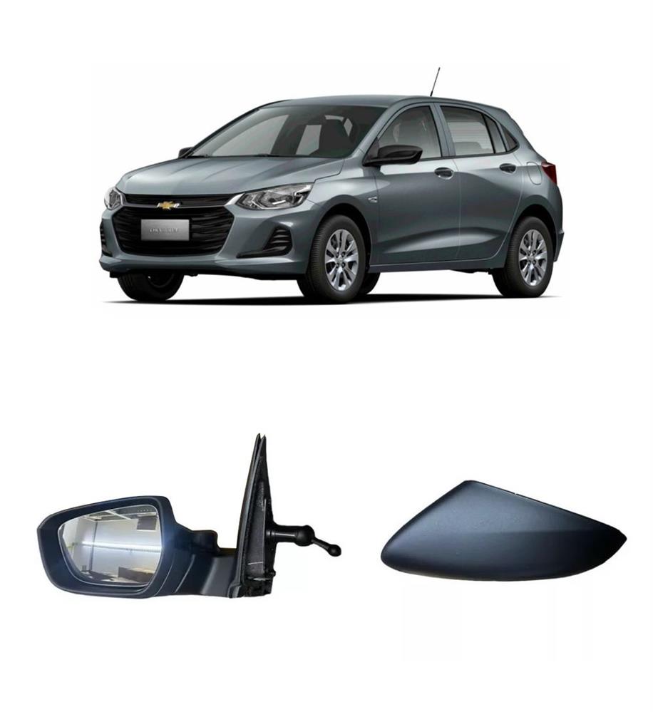 Retrovisor Onix hatch Sedan 2020 a 2023 Manual : Retrovisores - Retrovisor Externo