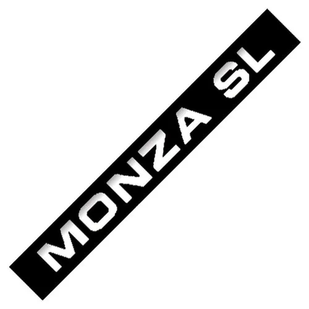Emblema Adesivo Monza SL 87/89 Chevrolet Plaquetas p/Frisos PAR 5cmx26cm