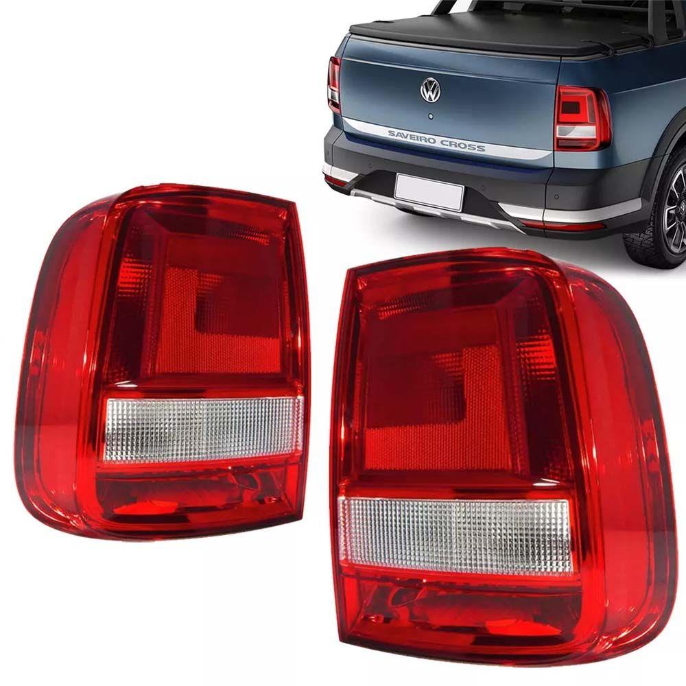 Lanterna Traseira Saveiro G7 G8 2017/... - Bicolor Cristal - Fitam : Farois, Lanternas ...