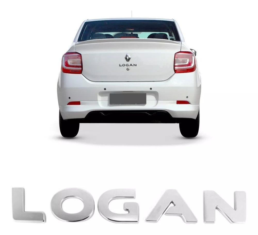 Emblema Adesivo Logan 13/... Renault Cromado