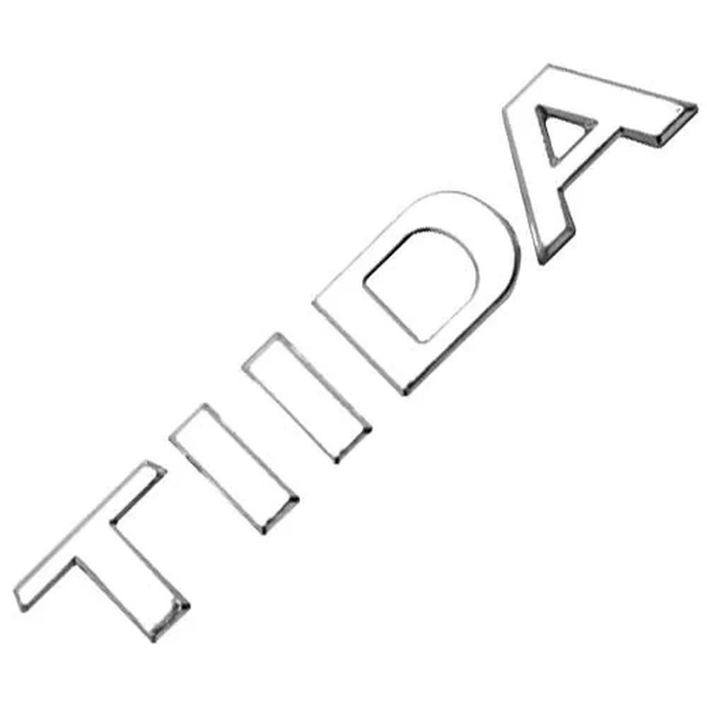 Emblema Adesivo Tiida 2007 2008 2009 2010 2011 2012 2013 Nissan Cromado