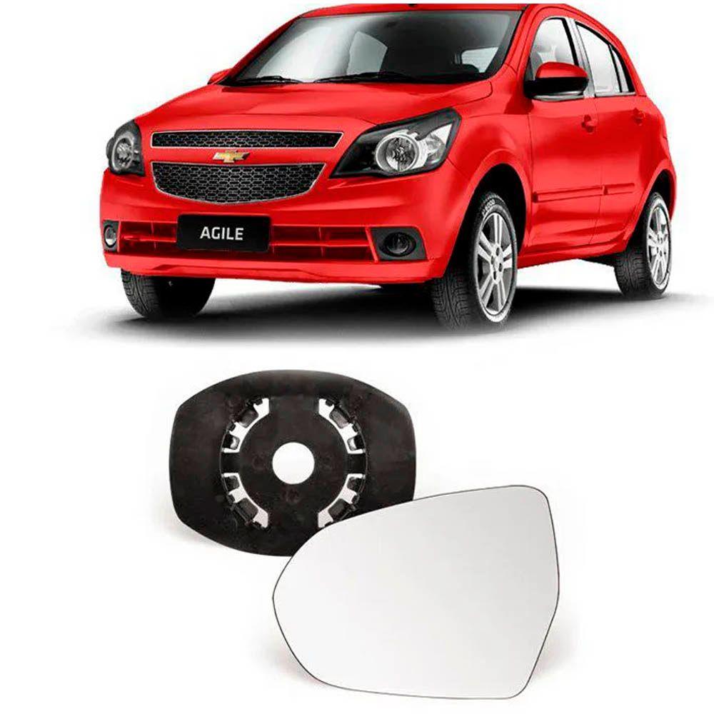 Lente Espelho Retrovisor Agile Montana 2011 2012 2013 2014 2015 Subconjunto