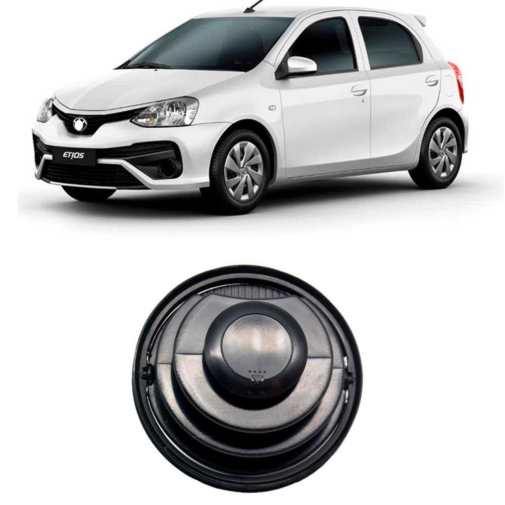 Difusor de Ar Etios 2013 a 2020 Lateral / Central Preto