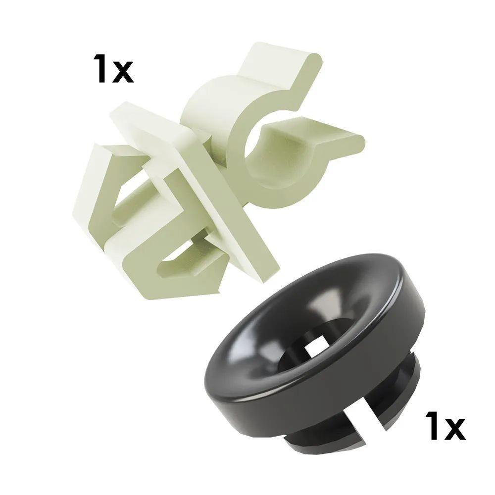 Kit Presilha Fix. Haste Vareta Capô Fit 2004 a 2008