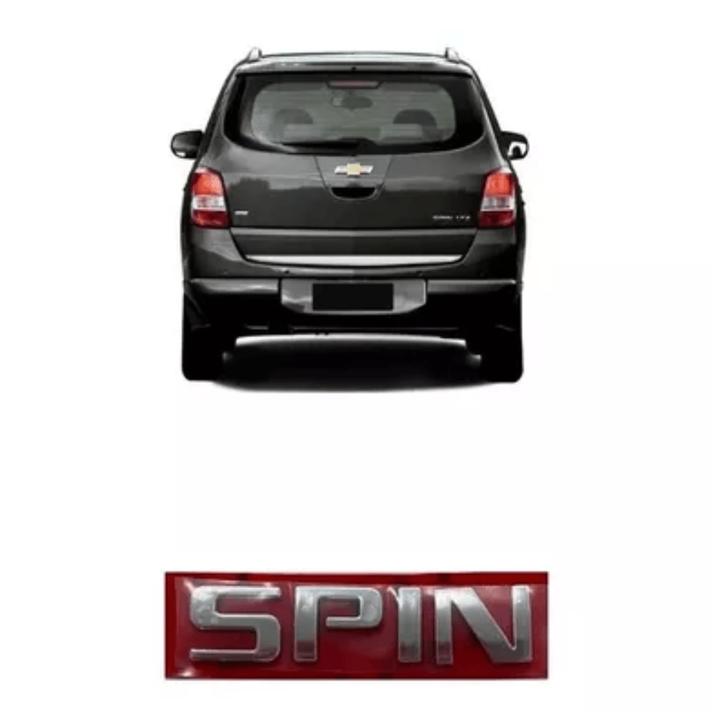 Emblema Adesivo Spin Chevrolet 06/... Cromado