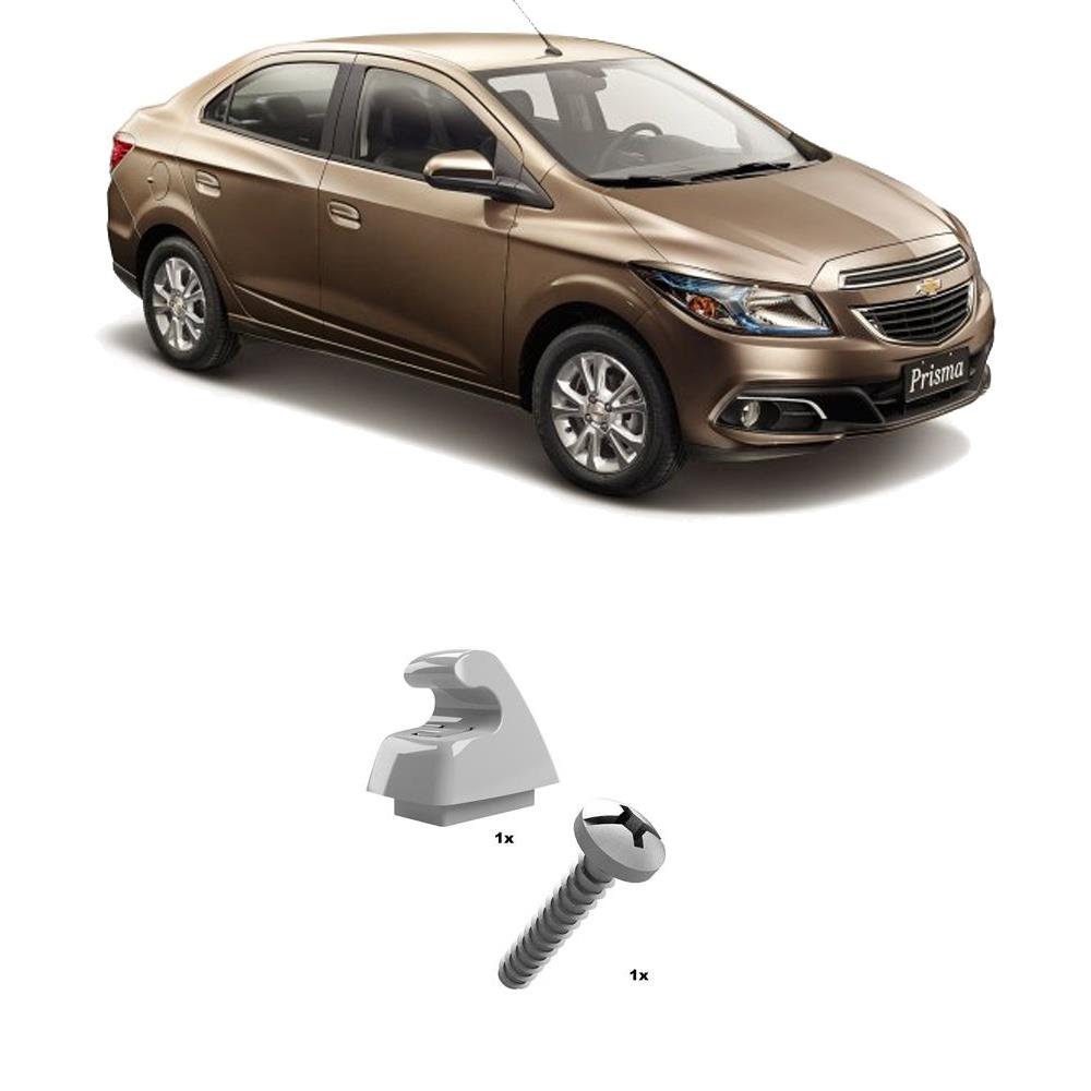 Kit Presilha Fix. Suporte Quebrasol Prisma 2013 a 2019 Gelo