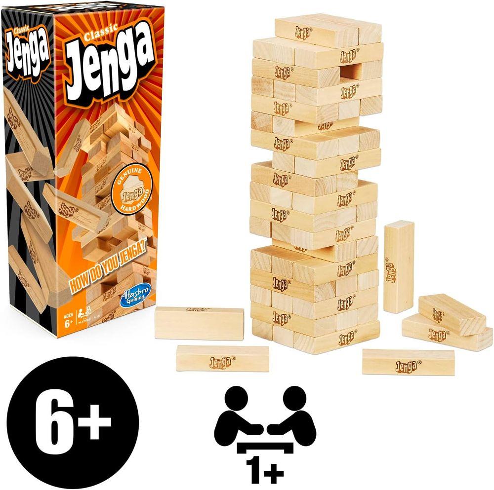 HABILIDADE E EQUILÍBRIO É COM O JOGO JENGA! - HASBRO
