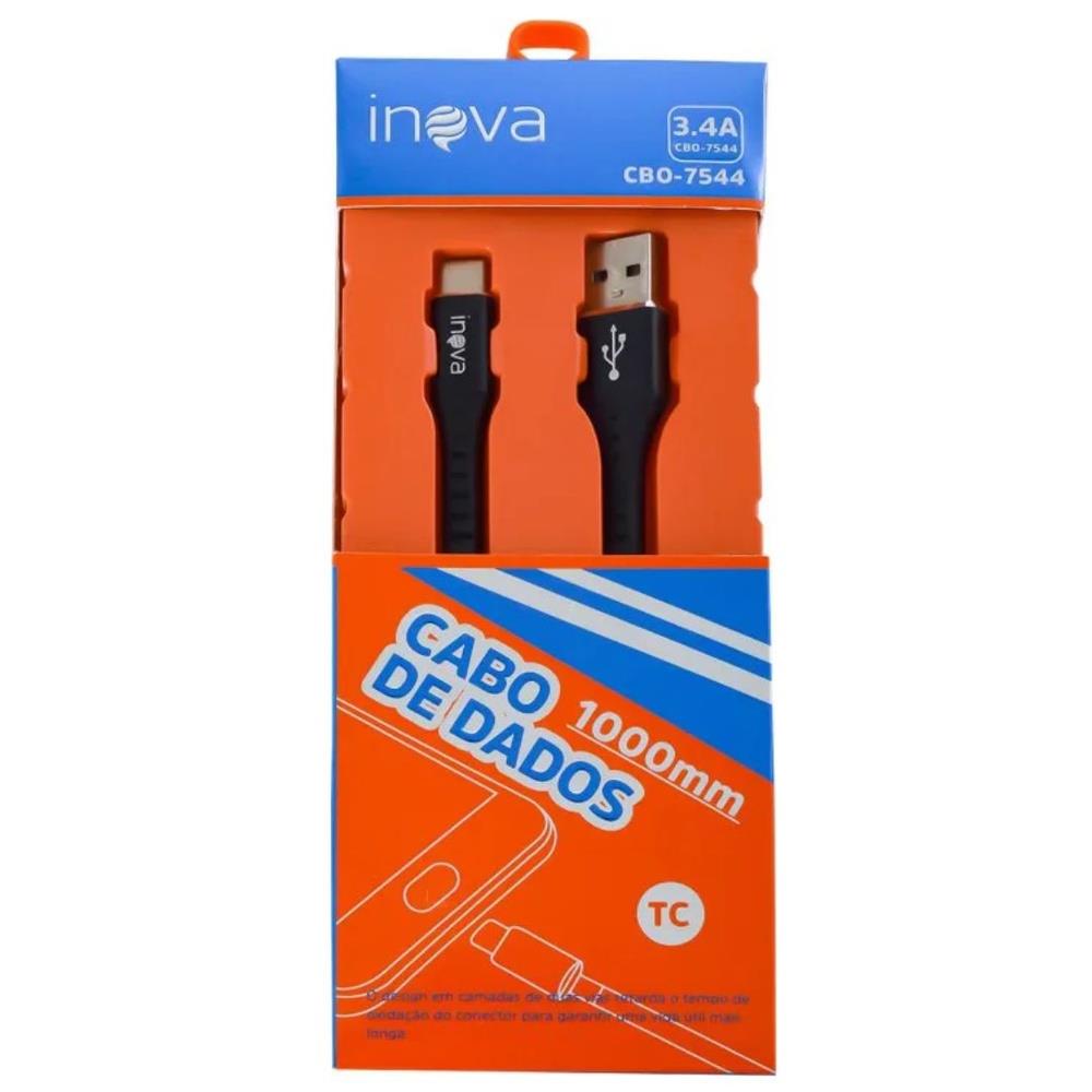 Cabo INOVA - USB TYPE C - 3.4A - 1 Metro - CBO-7544