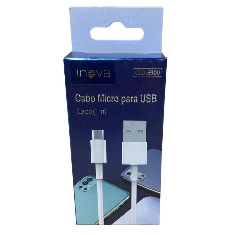 Cabo INOVA - USB V8 - 2.1A - 1 Metro - CBO-5900 : Atacadista de Cabos ...