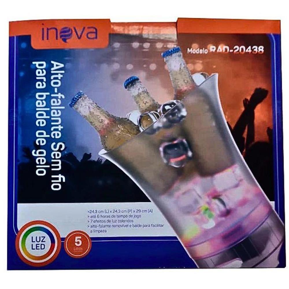 Caixa de Som/ Balde de gelo INOVA - RAD-20438 : ÁUDIO - CAIXAS DE SOM ...