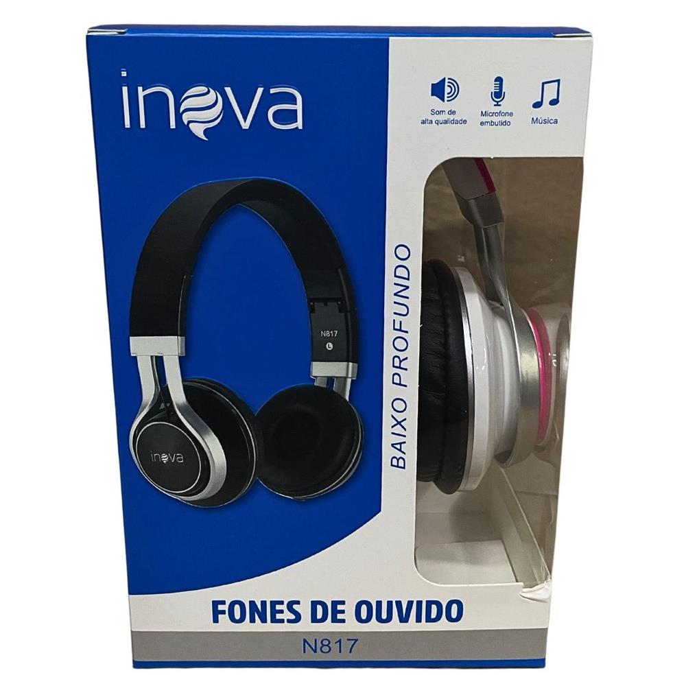 Fone INOVA - P2 - Com Microfone - N817 : ÁUDIO - FONES - ARCO : Inova ...