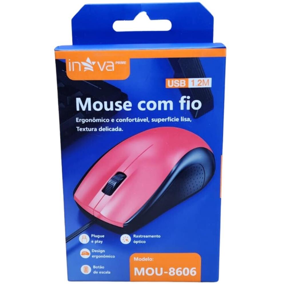 Mouse INOVA - COM FIO - 1,2 Metros - MOU-8606 : INFORMÁTICA - MOUSES ...