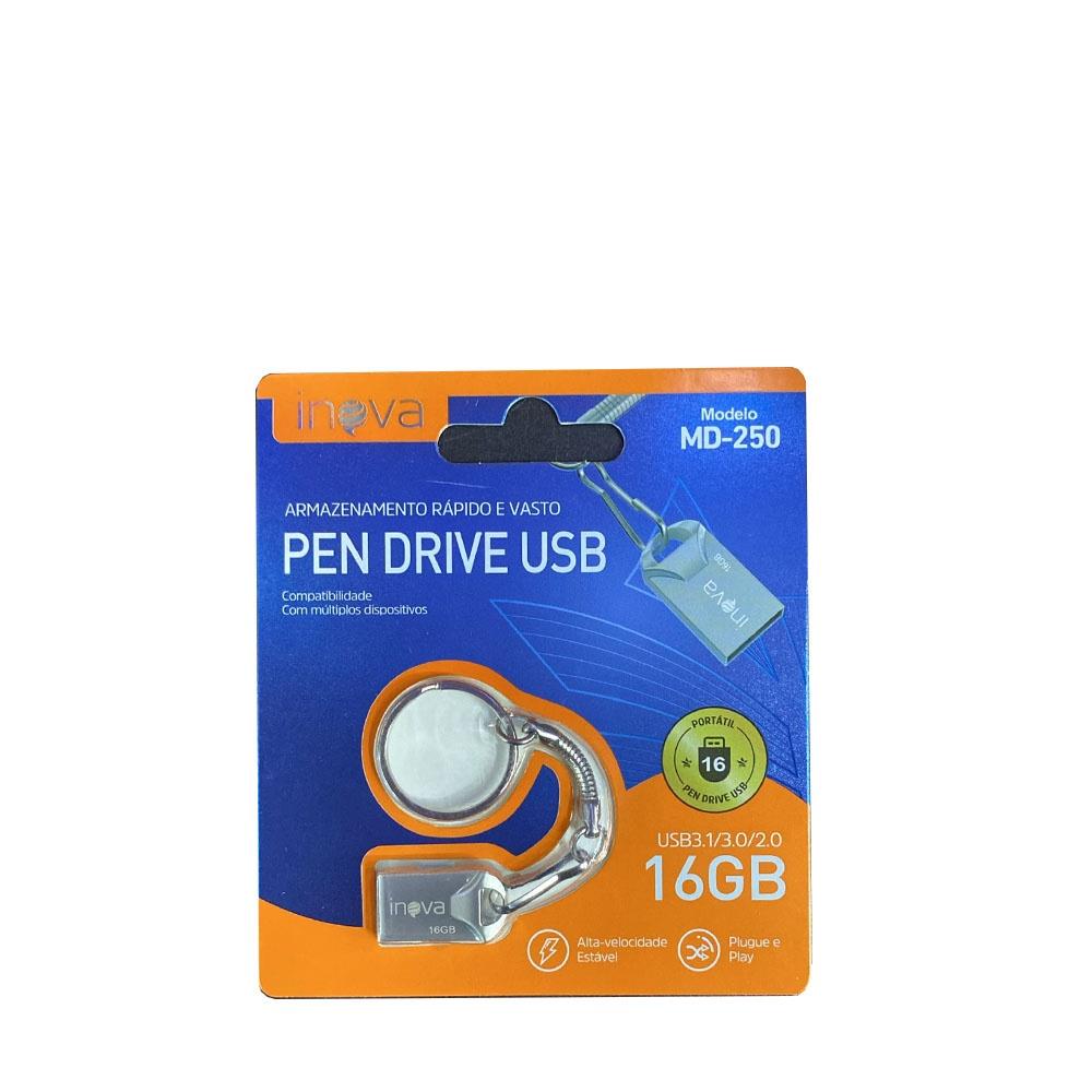 Pen Drive INOVA - 16GB - MD-250 : INFORMÁTICA - PEN DRIVES : Inova ...