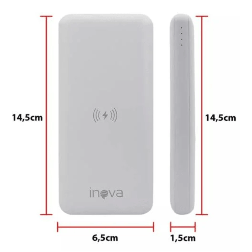 Power Bank INOVA - 10.000mah - Indução - POW-6948 : Atacadista de Power ...