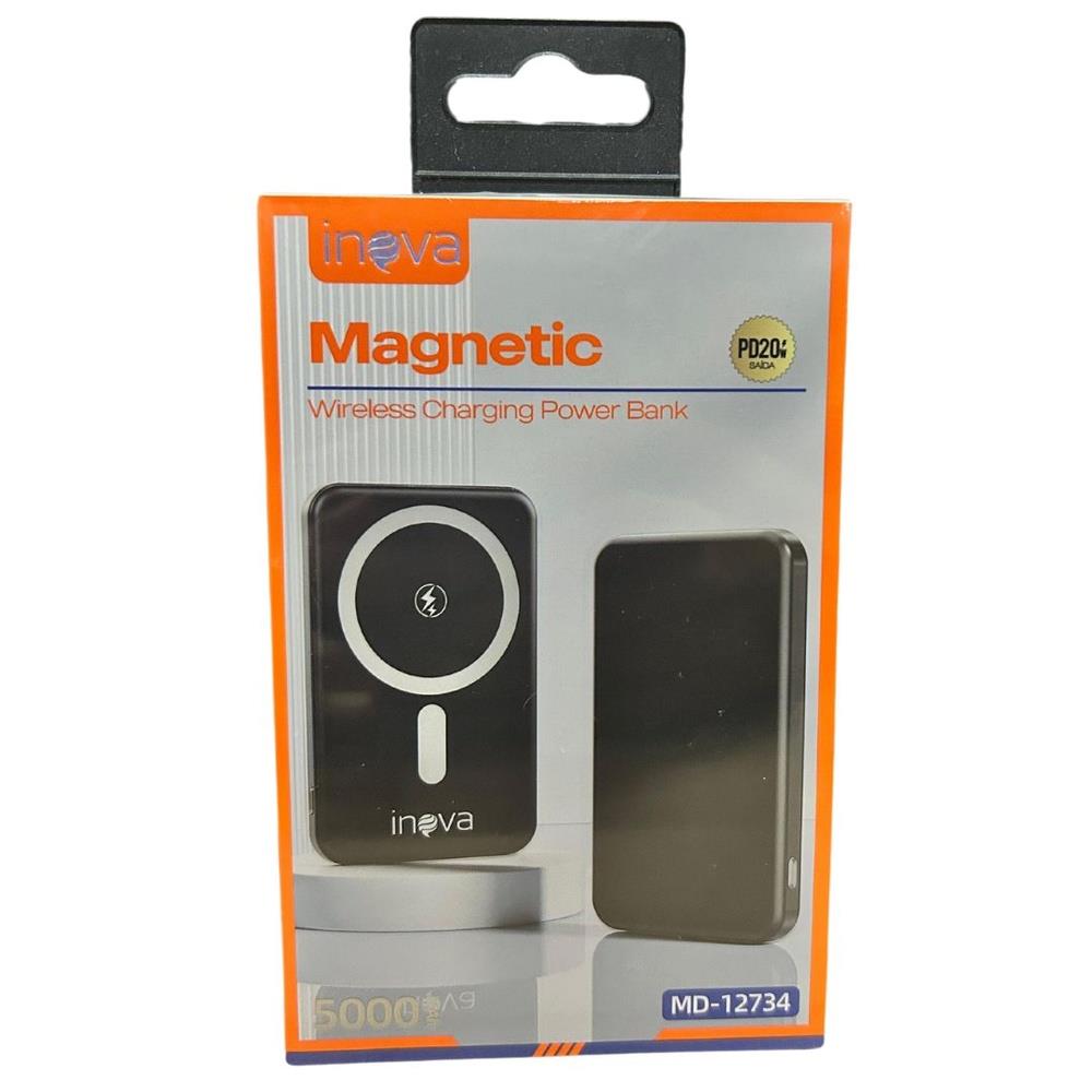 Power Bank Magnético Inova 5.000 mAh - MD-12734