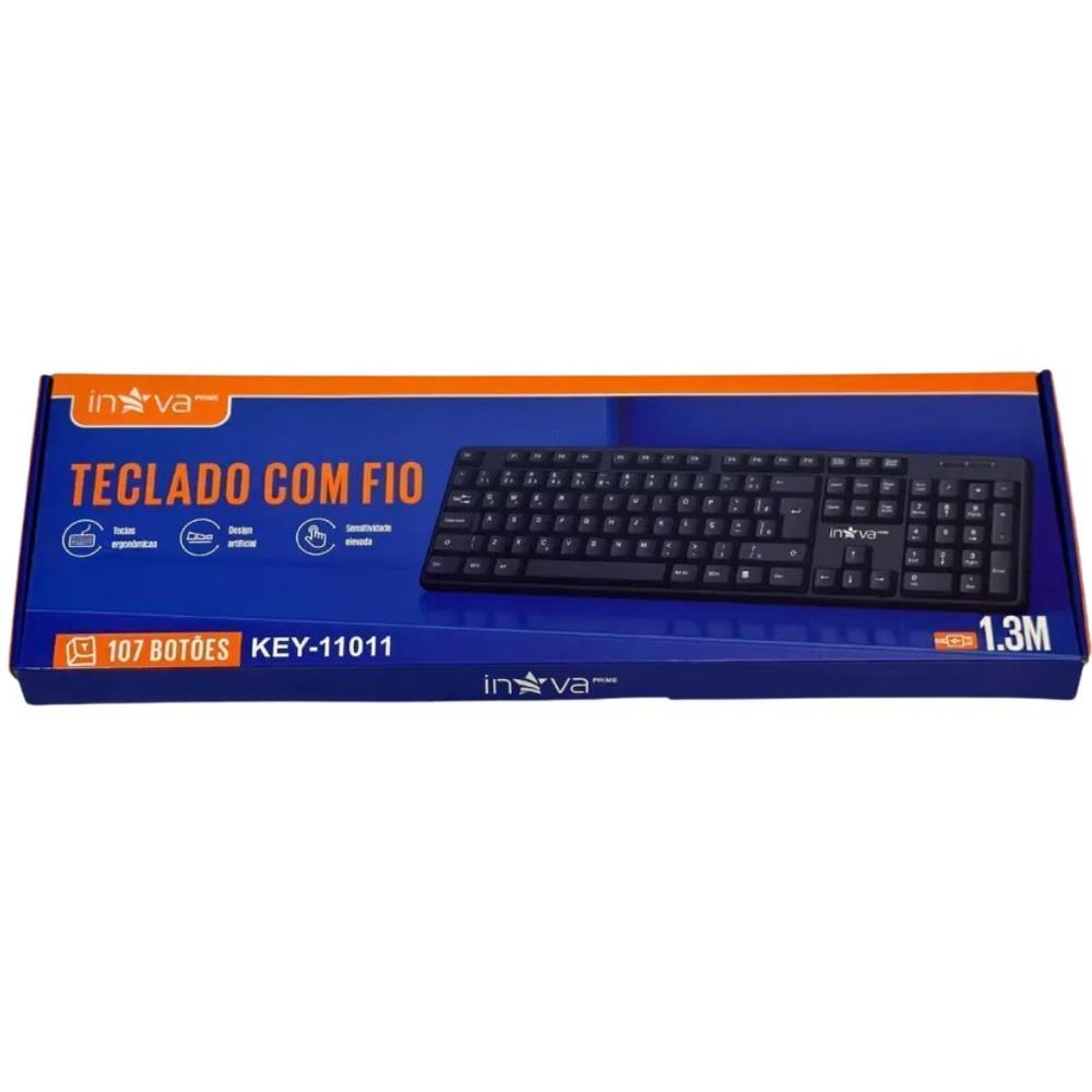 Teclado INOVA - COM FIO - KEY-11011 : INFORMÁTICA - TECLADOS - COM FIO