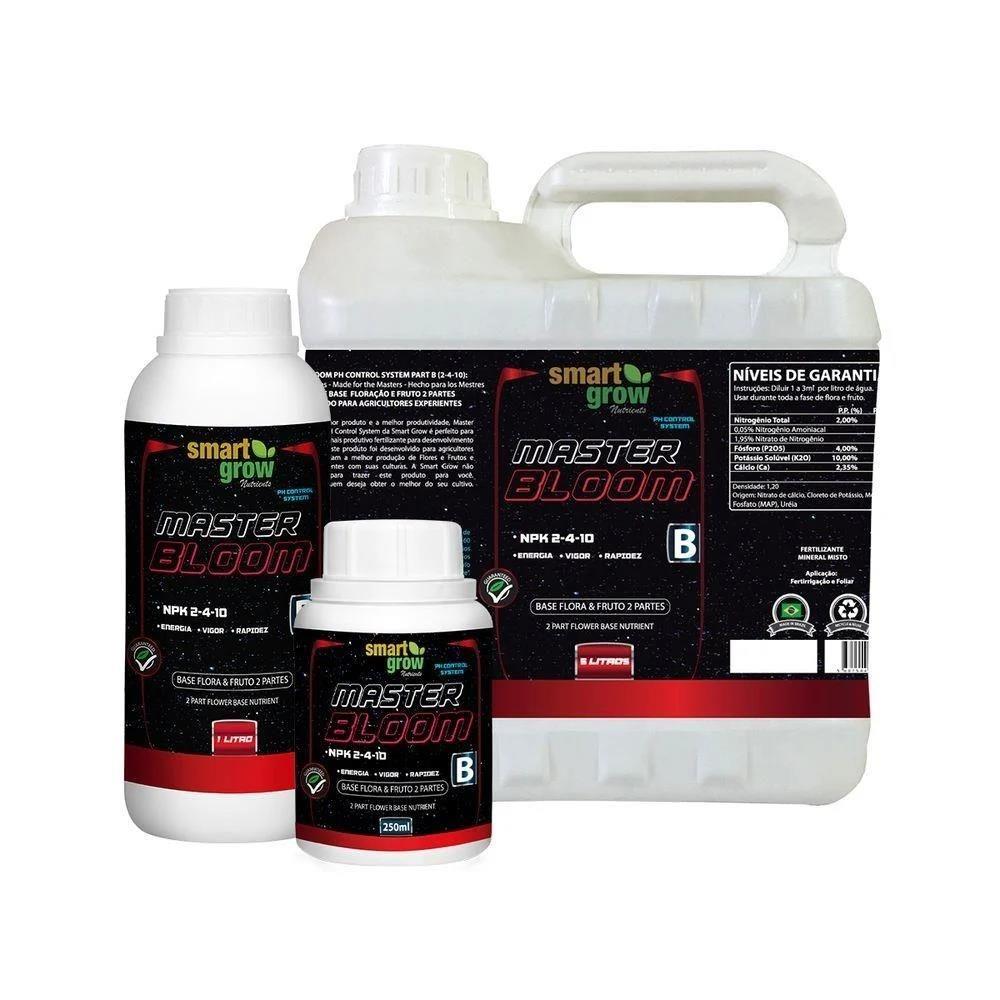 Fertilizante Master Bloom B - Smart Grow - 250 ml ou 1 litro