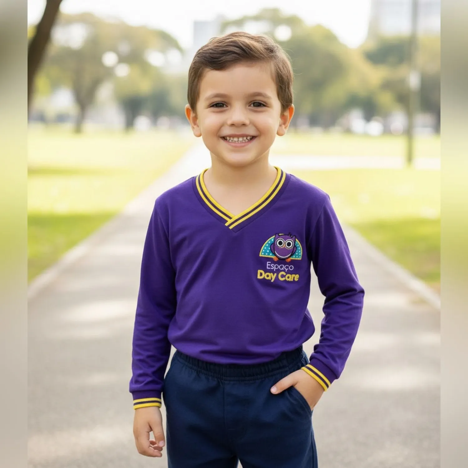 Camiseta Roxa- Manga Longa - DAY