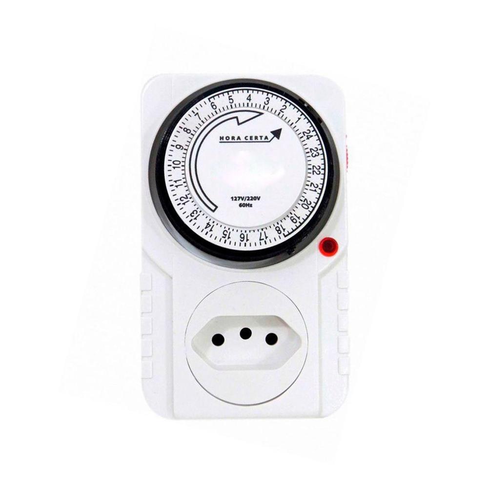 Timer Analógico Tomada Bivolt 110v/220v