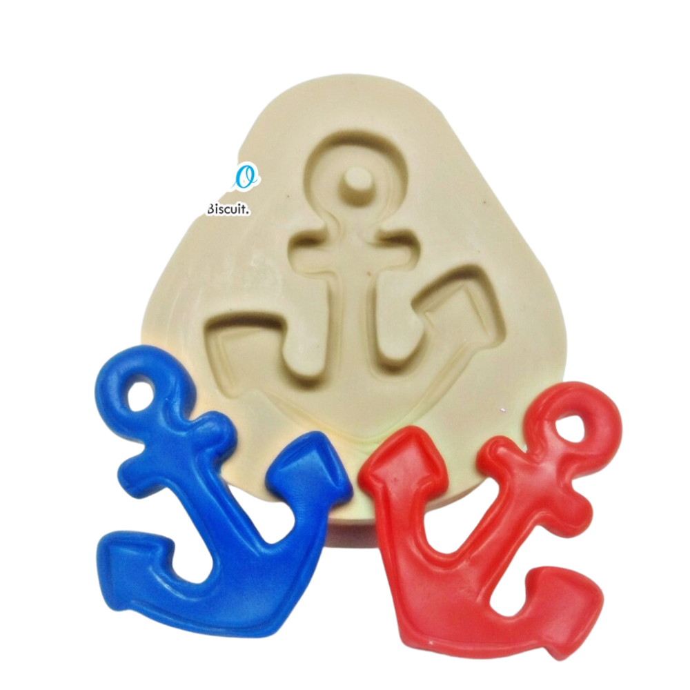 Molde de Silicone Âncora Marinho - Cód 410 : Moldes de Silicone ...