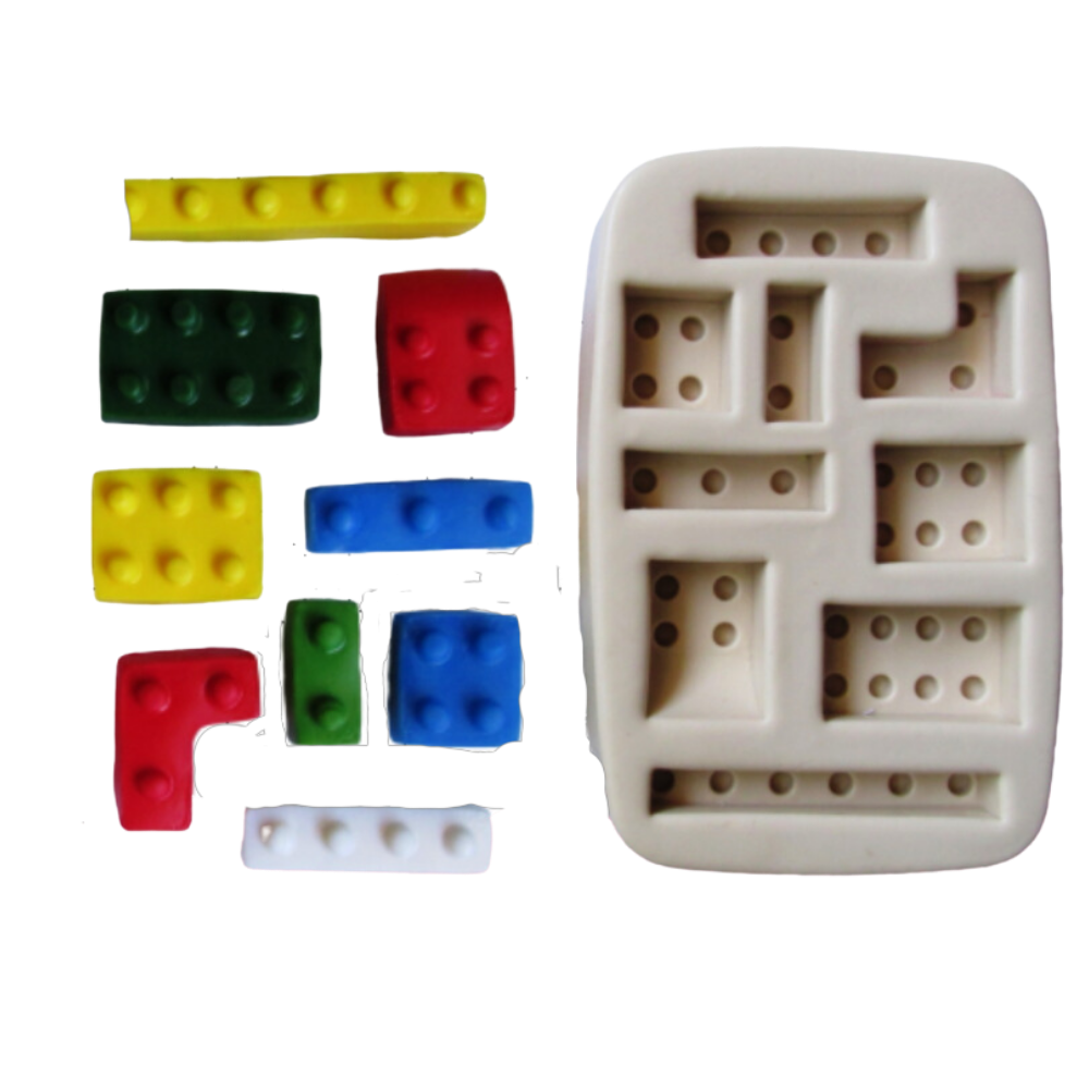 Molde De Silicone Brincando De Montar Cod 182 Moldes De Silicone